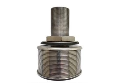 China Stainless Steel Sand Filter Wedge Wire Nozzle Screen For Tap Water Resin for sale