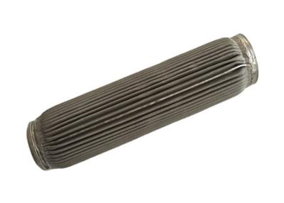China Silver Stainless Steel Filter Cartridge High Temperature Pleated for sale