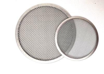 China 2inch Round Mesh Filter Disc Double Or Multi Layer Border Hemming Border for sale