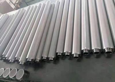 China SS316 SS304 Cylindrical Sintered Stainless Steel Filter 99% Rating Non Rusting for sale