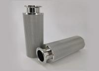 China 1-200um Precision Stainless Steel Sintered Metal Filter Cartridge Corrosion Proof for sale