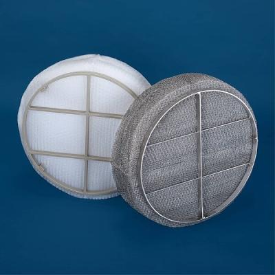 China Papermaking Stainless Steel Wire Mesh Demister Pad Mist Eliminator Rust Resistance for sale