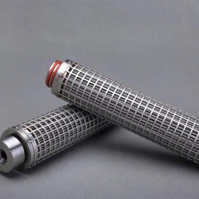 China SS316 5micron Stainless Steel Filter Cartridge Filter Element For Liquids Or Gases for sale
