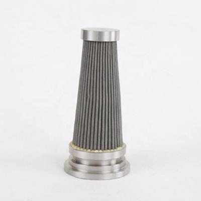 China Oil Impurities Excavator Hydraulic Oil Filter Element Conical Filter Element Anti Alkali for sale