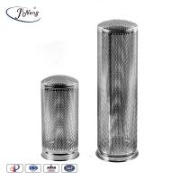 China 4 Sizes Perforated 304 316L Stainless Steel Mesh Strainer Basket For Water Treatment for sale
