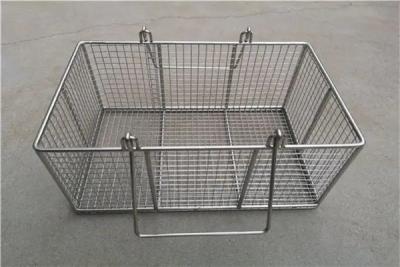 China Stainless Steel 304 316 Disinfect Metal Wire Mesh Basket Corrosion Resistance for sale