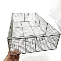 China Electropolished Stainless Steel Wire Mesh Baskets With Lids for sale