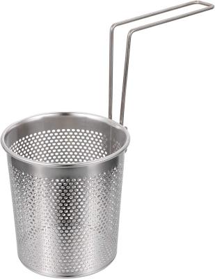 China Corrosion Resistance Deep Fry Basket Stainless Steel Silver for sale