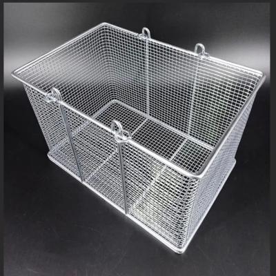 China Extra Large Disinfection Wire Mesh Basket Metal Stainless Steel for sale