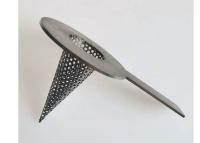 China 304 Stainless Steel Perforated Cone Funnel Screen Cartridge Filter Tube Temporary for sale