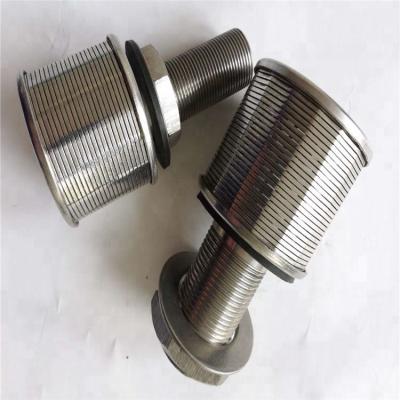 China Water Well Screen Nozzle Johnson Wedge Filter For Water Treat for sale