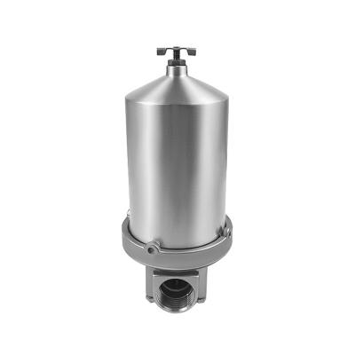 China Custom Made Inlet / Outlet Cartridge Filter Housing 120°F Temperature for sale