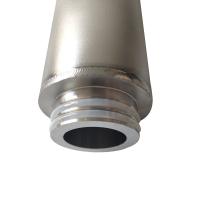 China Customized 100 Micron Sintered Stainless Steel Filter Silver Color for sale