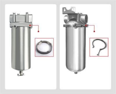 China Threaded 900 Mm Stainless Steel Filter Housing Assembly for sale