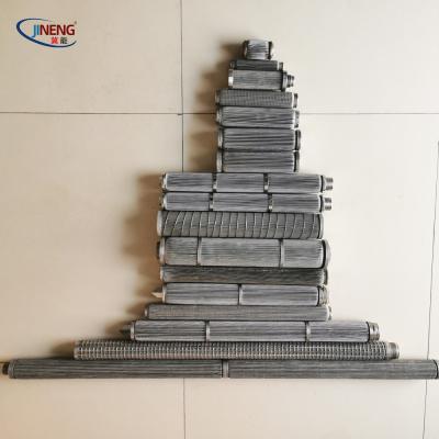 China Threaded Stainless Steel Filter Cartridge Standard Size 99.9% Efficiency for sale