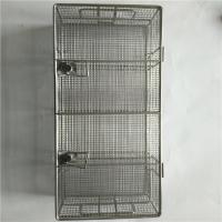 China Square Round Wire Mesh Baskets Stainless Steel For Sterilizing Cleaning Part for sale