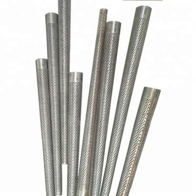 China 0.35-0.5 Mm Thickness Perforated Stainless Steel Tubing  , Stainless Steel Pipe Filter for sale