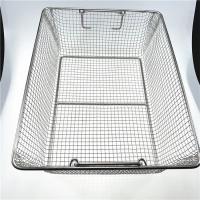 China Hygienic  Metal Wire Mesh Basket Corrosion Resistance Customized Color for sale