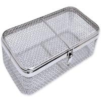 China 0.5-5mm Wire Diameter	Stainless Steel Mesh Basket With Lid 3-10mm Aperture for sale