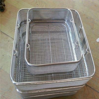 China Corrosion Resistance Wire Mesh Basket For Medical Experiment Sterilizer for sale