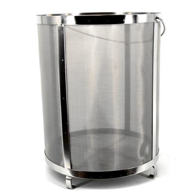 China SS304 Wire Mesh 300micron 135mm Beer Brewing Grain Filter for sale