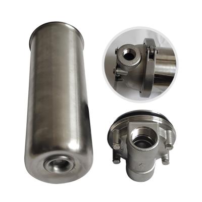 China Big Water Flow Cartridge Filter Housing  Strong Blowdown Capacity Quick Open for sale