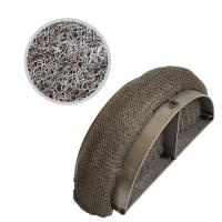 China 0.08mm Dia Knitted Wire Mesh Demister Pad In Boiler Steam Drum for sale