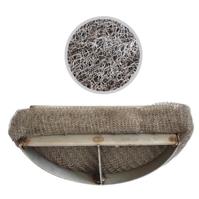 China Knitted Wire Mesh Mist Eliminator Customize Length Liquid Separating Device for sale