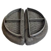 China Stainless Steel Wire Mesh Demister For Salt And Sugar Manufacturing for sale