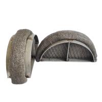 China 0.45 Micron Metal Wire Mesh Demister Pad For Oil And Gas Industries for sale