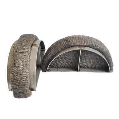 China 0.45 Micron Metal Wire Mesh Demister Pad For Oil And Gas Industries for sale