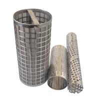 China Decoration Perforated Metal Mesh Stainless Steel 304 316 Micron Round Hole for sale