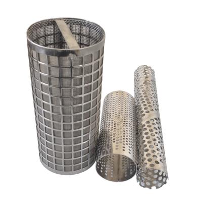 China Decoration Perforated Metal Mesh Stainless Steel 304 316 Micron Round Hole for sale