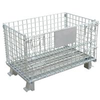 China Steel Wire Mesh Storage Cages Welded Wire Firm Structure For Logistics for sale