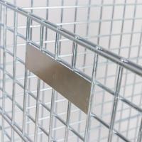 China Collapsible Wire Mesh Storage Cages Q235B Steel Customized Color Powder Coated for sale
