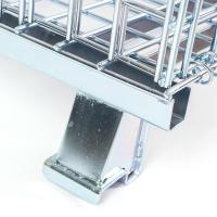 China Galvanized Wire Mesh Storage Cages Collapsible Foldable  Customized Color for sale