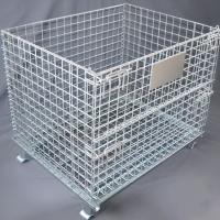 China Q235 Steel Wire Mesh Storage Cages Adjustable Compartment Surface Galvanizing for sale