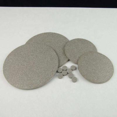 China Sintered 3 Micron 316l Stainless Steel Mesh Filter Discs for sale
