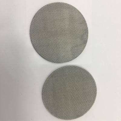 China Stainless Steel 304 Stainless Steel 316 Washable 20 Micron Sintered Metal 1.7mm Wire Filter Mesh for sale