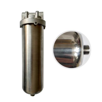 China Stainless Steel Silver Filter Housing for water treatment for sale