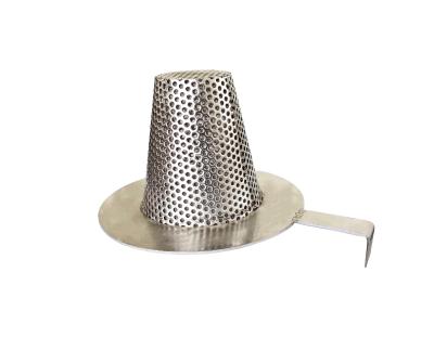 China Diameter For Oil Gas Separation Perforated Conical Sintered Metal Filter Wire for sale