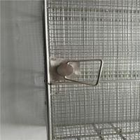 China Plain Weave Welded Sus304L Wire Mesh Basket With Lid for sale