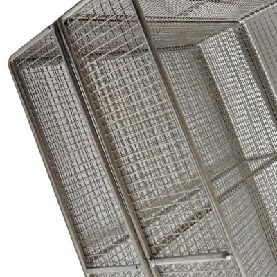 China Hospital Flexible 304 Stainless Steel Wire Mesh Baskets for sale