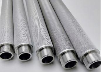 China Metal Wire Mesh 30mm Pleated Filter Cartridge Element Corrosion Resistance for sale