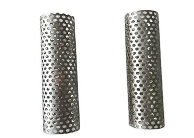 China Mash Filter Decoiling 304 Perforated Round Steel Tubing for sale