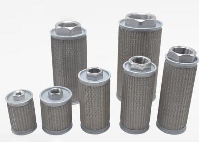 China Ss316l Oil Suction Excavator Hydraulic Filter Element Folding for sale