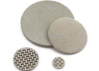 China Round Stainless Steel Multi Layer 200um Sintered Metal Filter Disc for sale