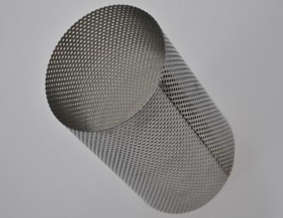 China Length 30mm 316L Diamond Perforated Round Steel Tubing for sale