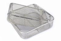 China Fried Chip Basket 304 Stainless Steel French Bread Fry Basket Food Presentation Snack Basket for sale