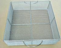 China 22cm Metal Strainer Basket For Pasta Rice Noodles for sale